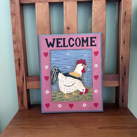 American Vintage | Accents | Vintage Coquette Cottagecore Chicken ...